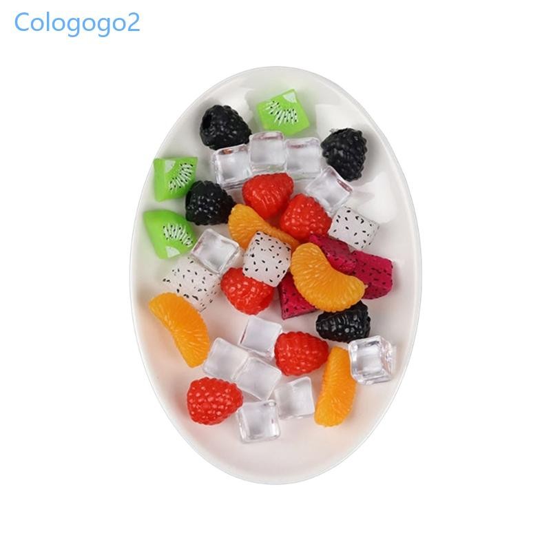 COLO Simulated Fruit Model Kiwifruit Slices Dragon Fruit Orange Petals ...