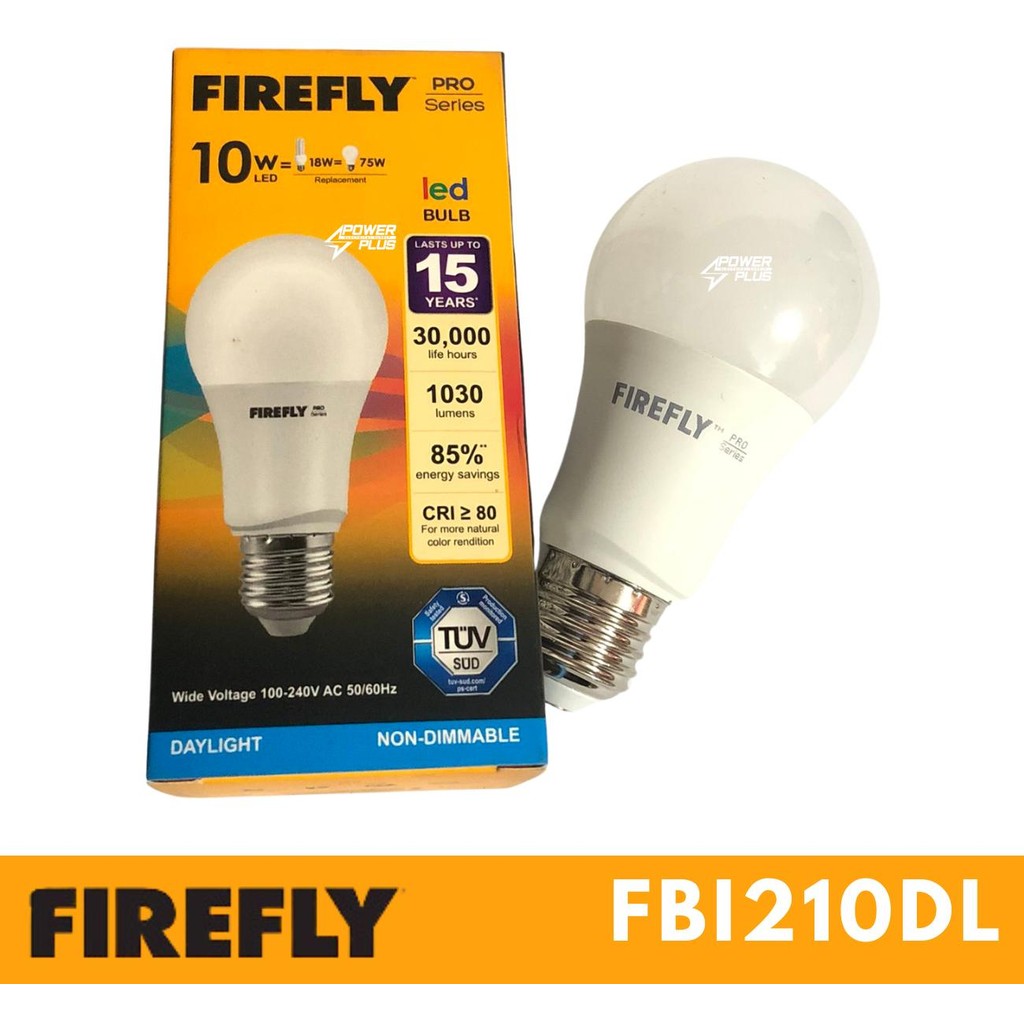 Firefly Pro Series LED A-Bulb 10W -POWERPLUS | Shopee Philippines