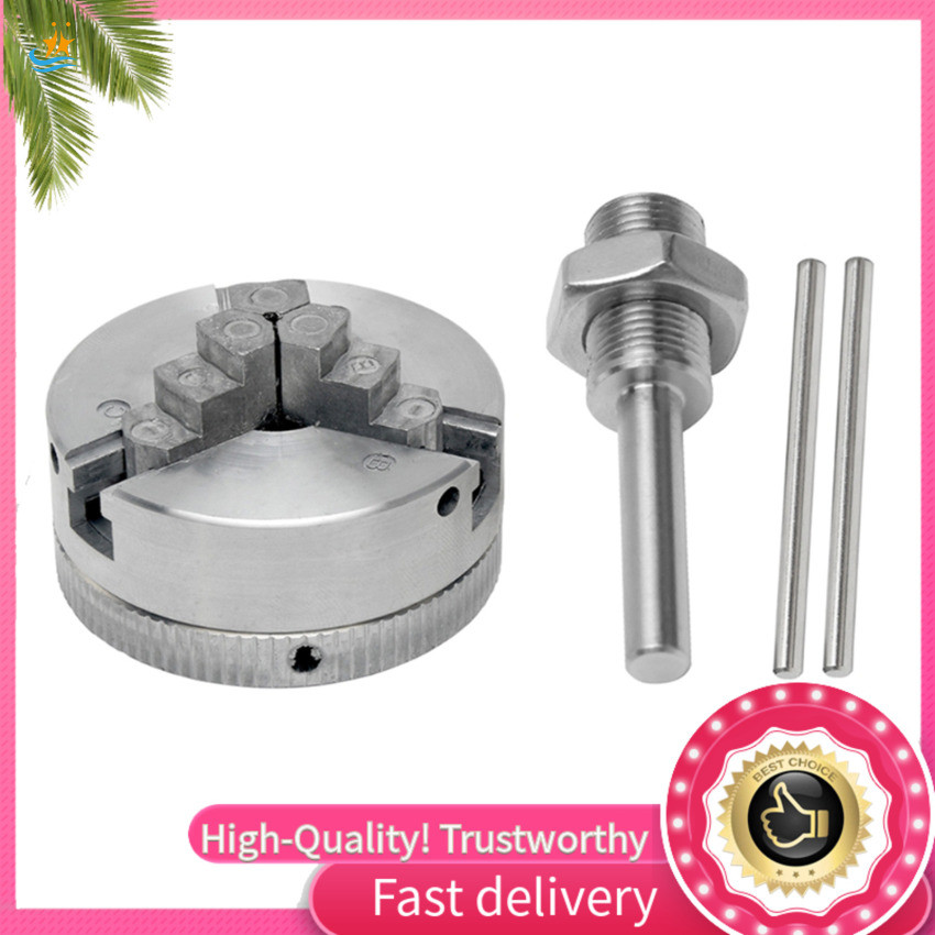 Rhine Z011 High Carbon Steel Mini Drill Chuck Metal 3 Jaws Manual Lathe ...