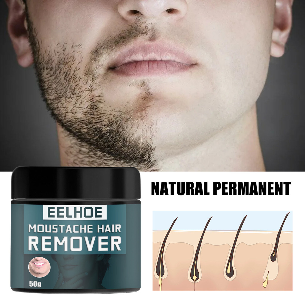 Eelhoe Moustache Hair Remover Cream For Men Moustache Hair Removal ...