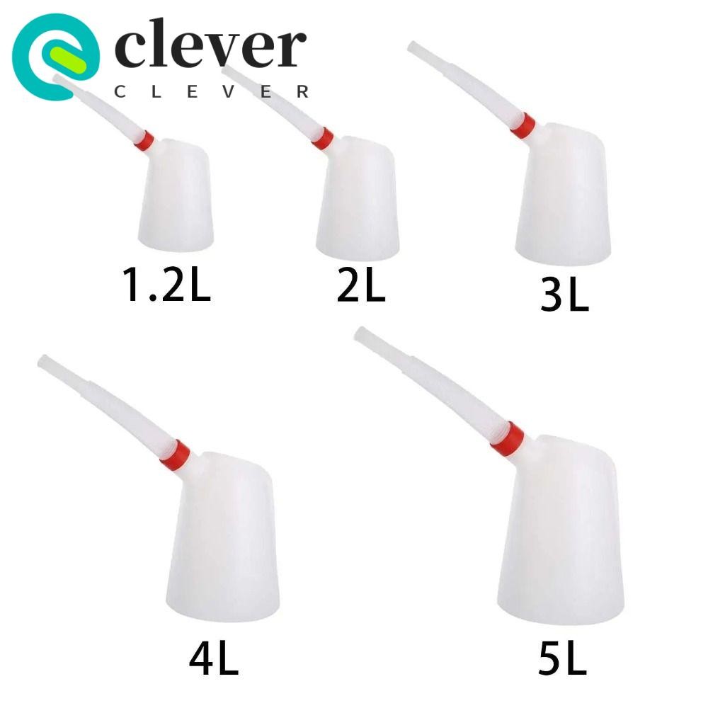 CLEVER Spout Container Oiler, Plastic with Pouring Oil Measuring Jug ...
