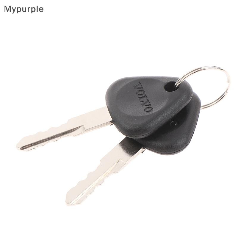 MYP 2pcs for Volvo Excavator Heavy Equipment Ignition Loader Dozer Key ...