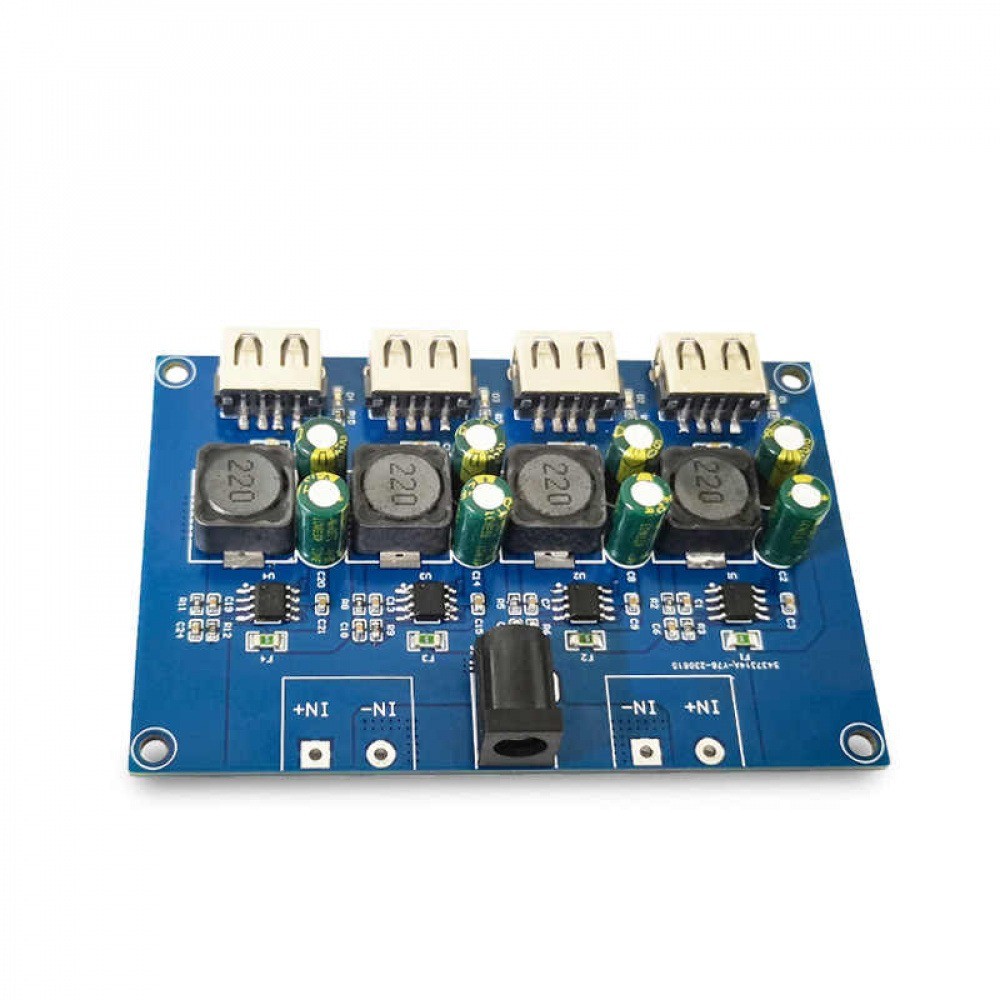 IP6505 4 Channel QC3.0 QC2.0 USB DC-DC Buck Converter Charging Step Down Module 5-32V 9V 12V 24V ...