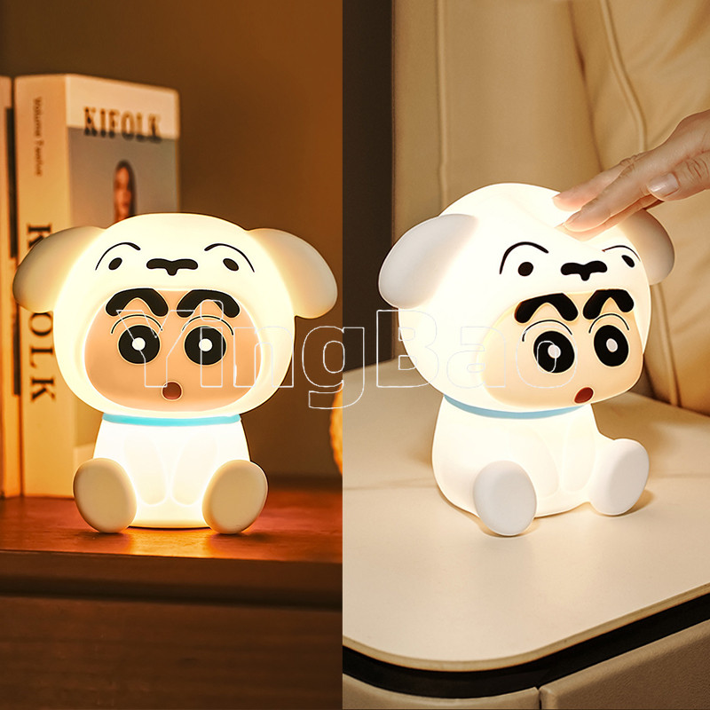 Crayon Shin chan & Panda Touch Sense Night Light, Bedhead Patting Lamp ...