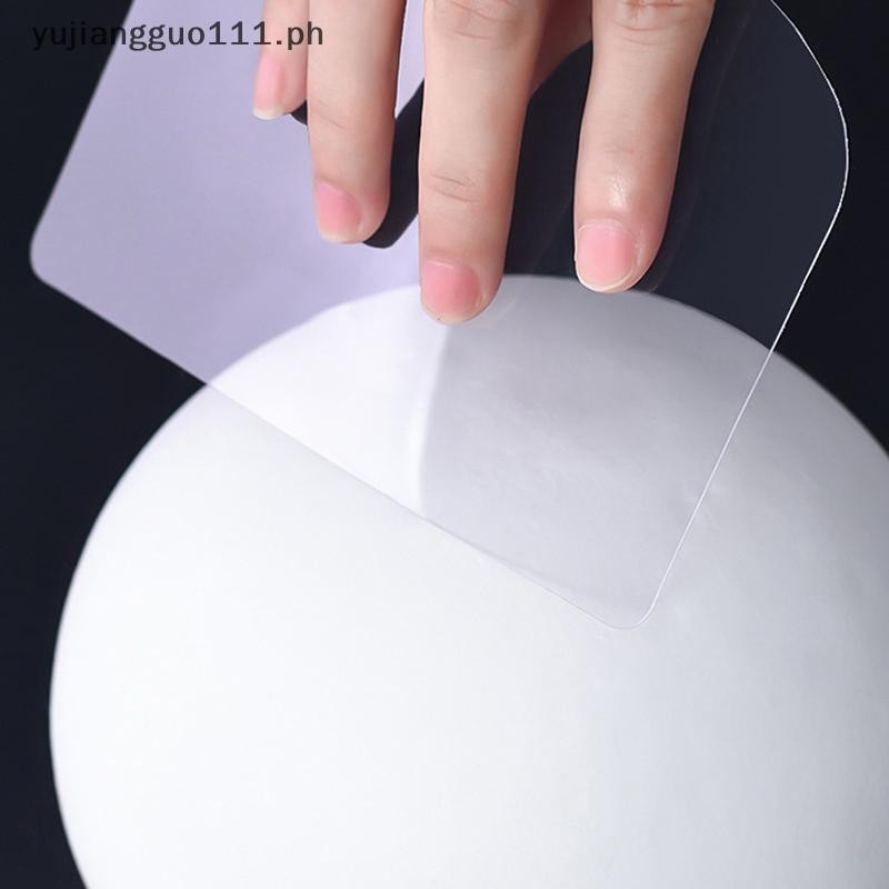 # yujiang # 10 Pcs Translucent Cream Scraper Transparent Cake Dough ...