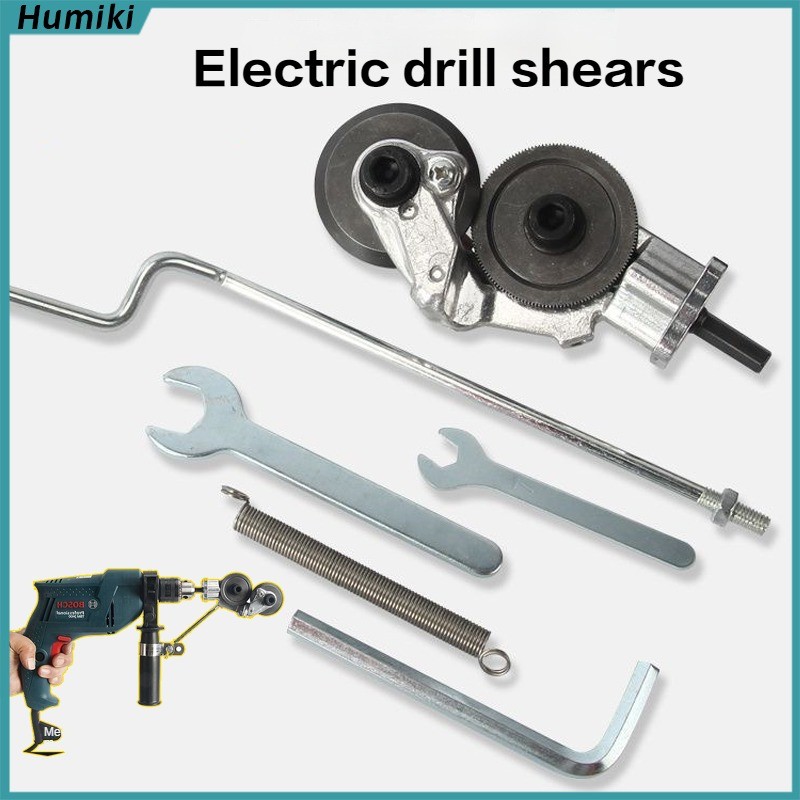 Drill-Powered Metal Sheet Cutter – Convert Electric Drill to Stainless ...