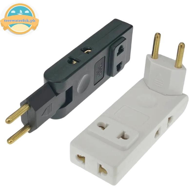 TEFUK 4 In 1 Wall Outlet Extension EU Electrical Socket 180 Degree Plug ...