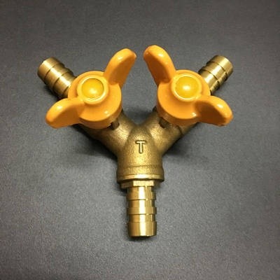 COD☆Gas tee valve Natural gas hose pagoda head intubation one-point two ...