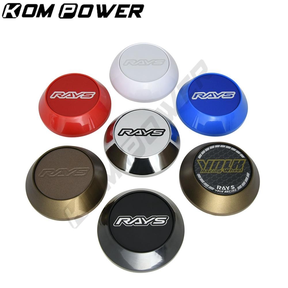 4PCS 65MM RAYS Wheel Center Cap VOLK RACING Logo Emblem Stickers JDM ...