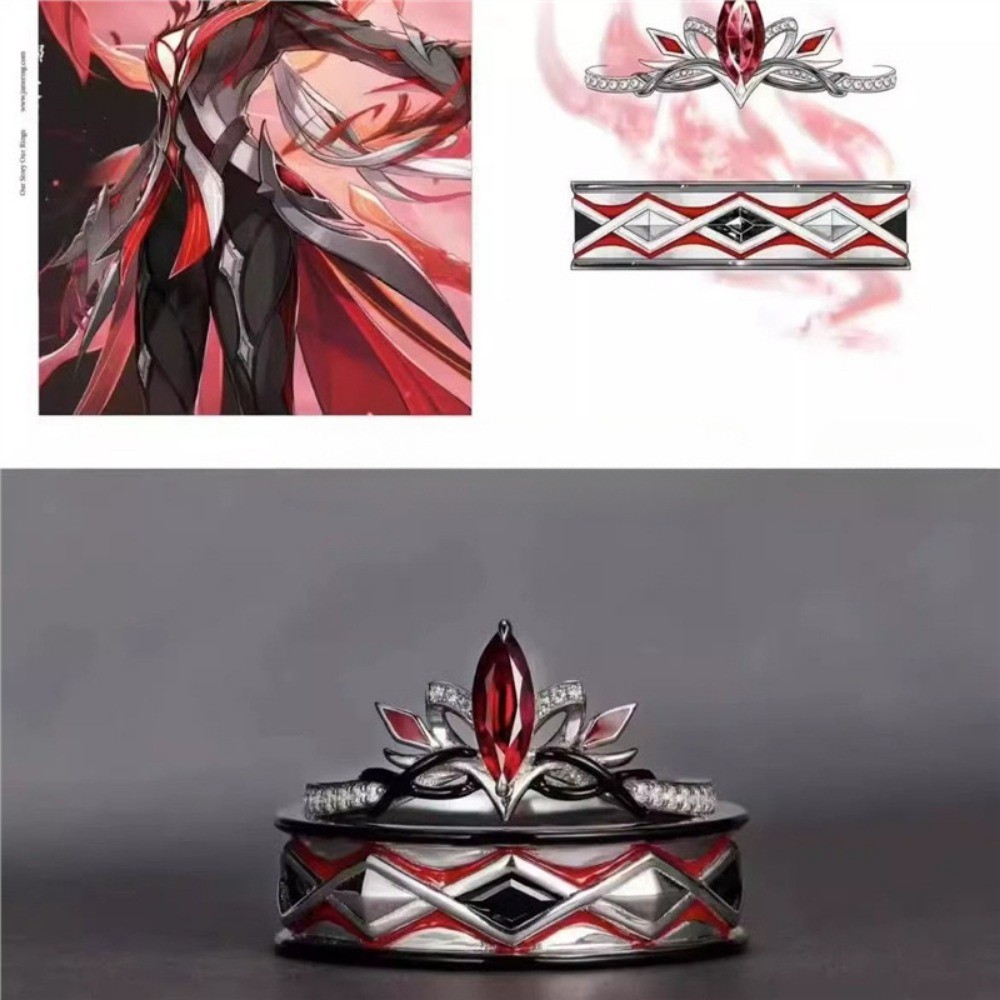 Anime Game Genshin Impact Rings Furina Nahida Arlecchino Neuvillette ...