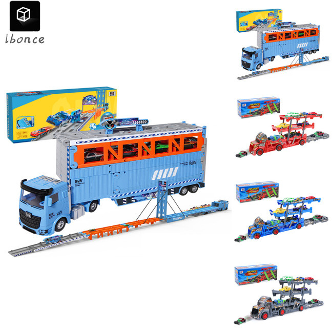 Transport Carrier Truck Car Toy With Mini Cars Catapulting Transporter ...