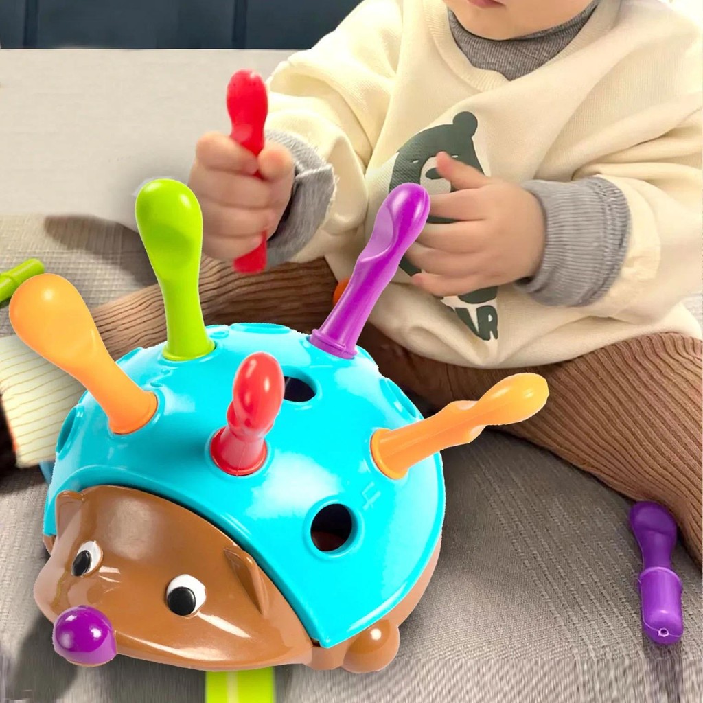 Hedgehog Early Learning Toy Montessori Toys Sensory Color Recognition ...