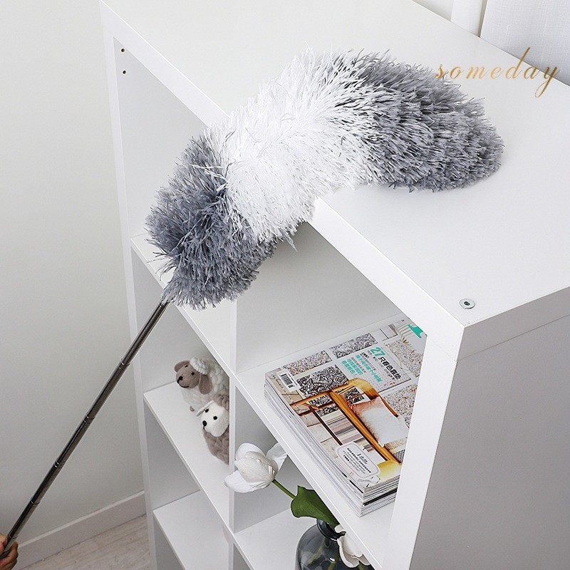 Someday 280cm Adjustable Telescopic Bending Duster Feather duster long ...
