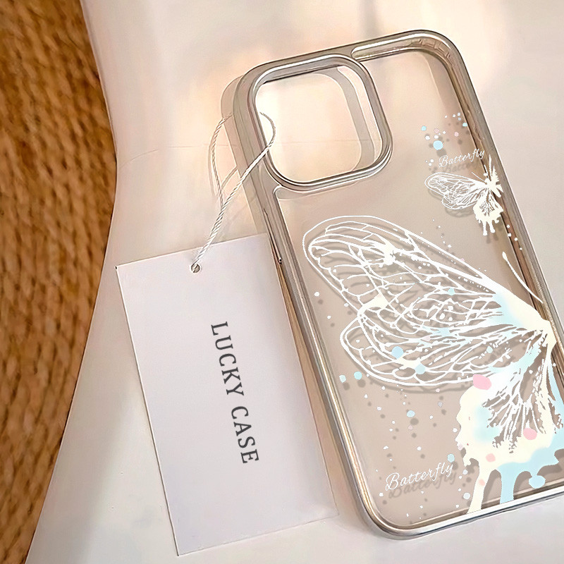 New Creative Splash Ink Butterfly Pattern Phone Case Compatible for ...