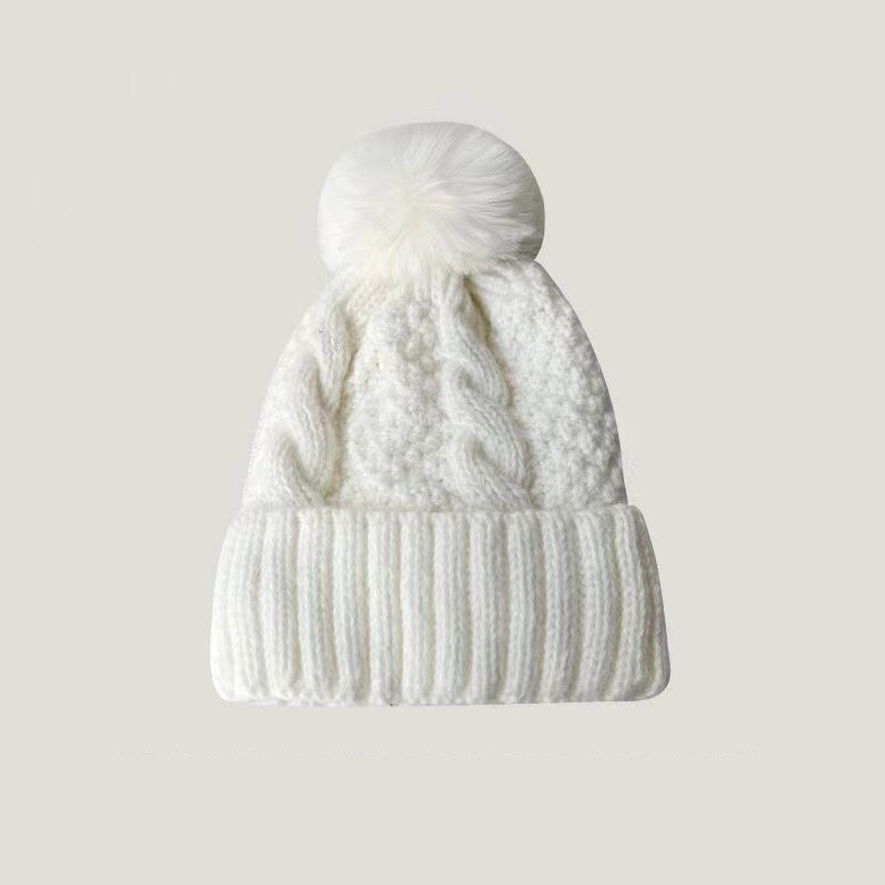 Marbit Autumn And Winter Women's Warm Knitted Hat Fashionable And ...