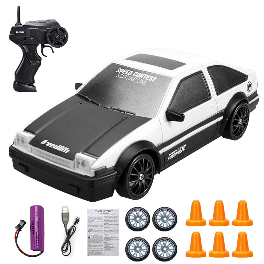 RC Drift 1:24 Drift 4WD RC Car Racing Car AE86 GTR Honda Subaru Bugatti ...