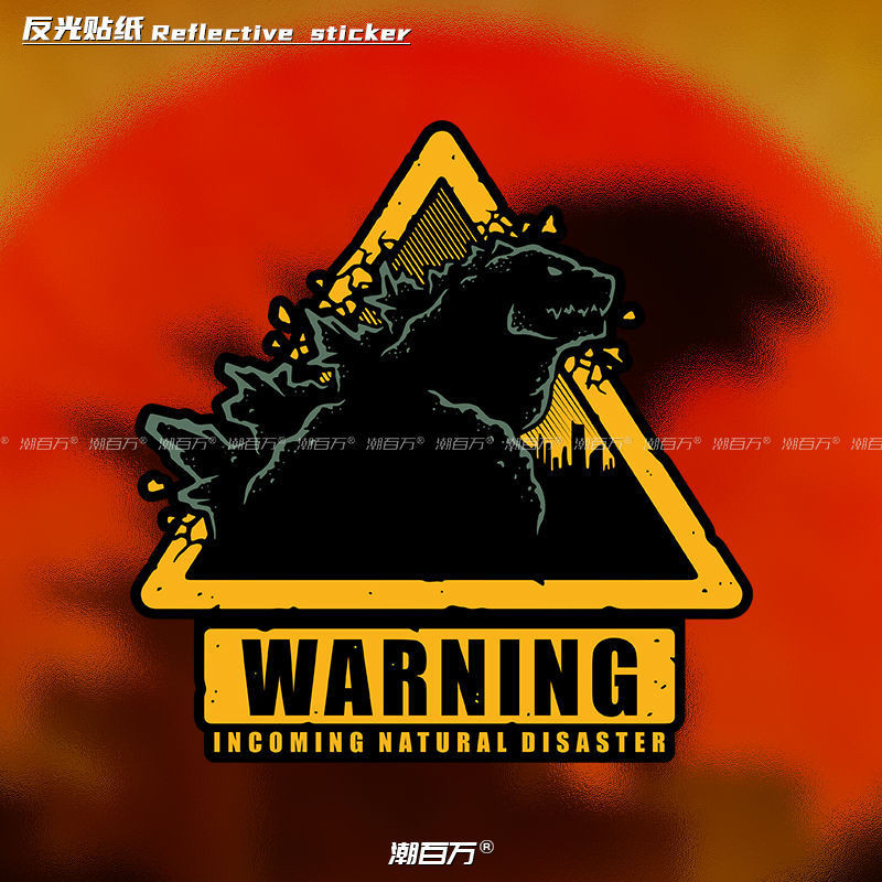 Motorcycle Body Anime JDM Sticker Japanese Waterproof Monster Sticker ...
