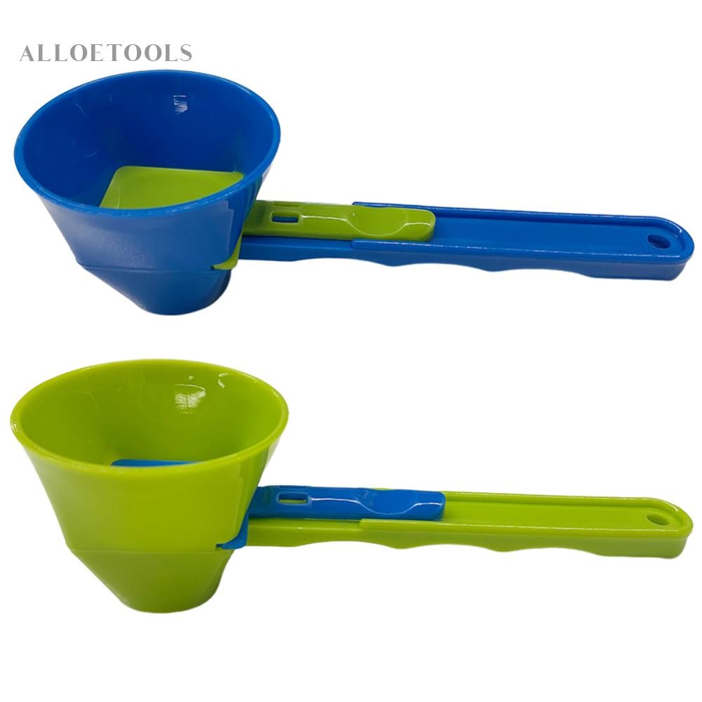 Measuring Spoon Funnel with Sliding Base Kitchen Powder Scoop for ...