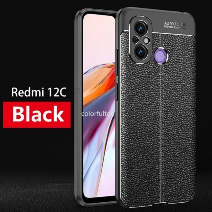 CASE XIAOMI REDMI 12C AUTOFOCUS SILICONE CARBON ANTI SHOCKPROOF ...