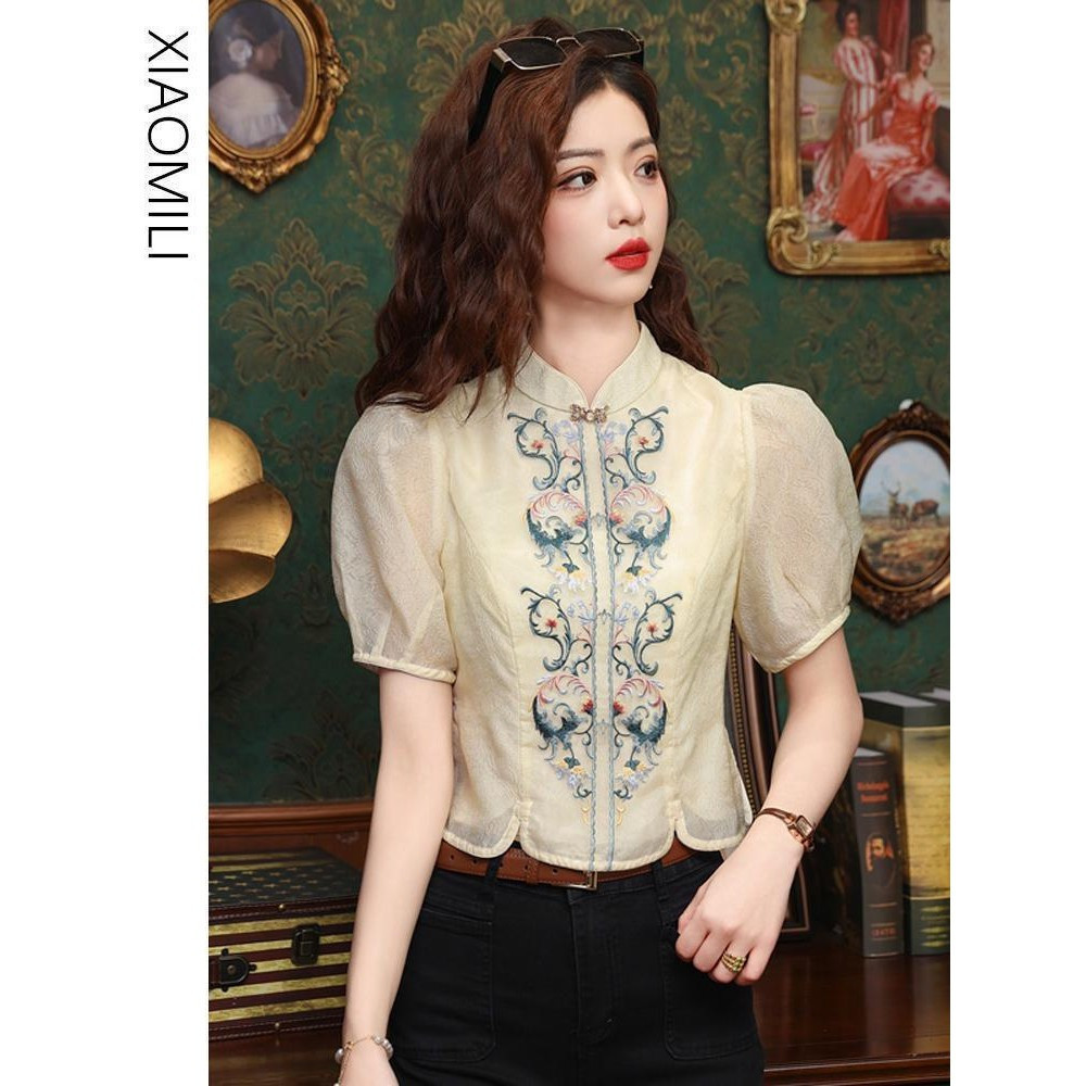 Asian Inspired Attire for Women Barong Blouse Modern Filipiniana Top ...