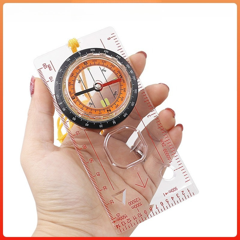 Outdoor Survival Scouts Orienteering Compass Rule Camping Hiking ...