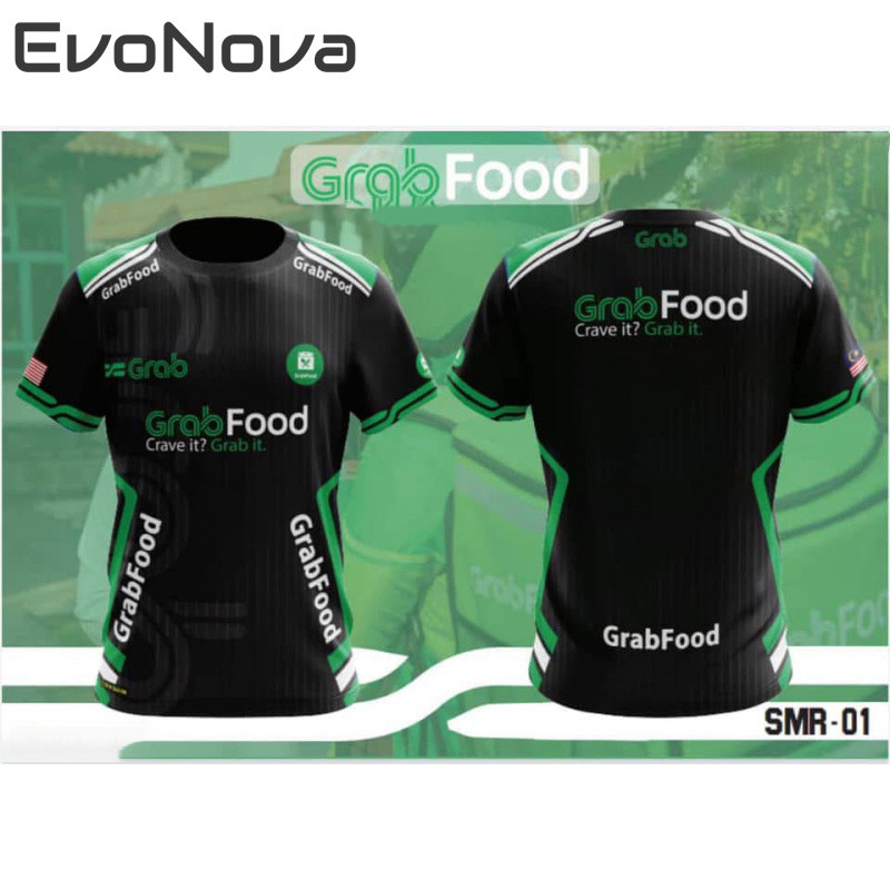 Grab Food rider polo shirts Short Sleeve tshirt long sleeve for ...
