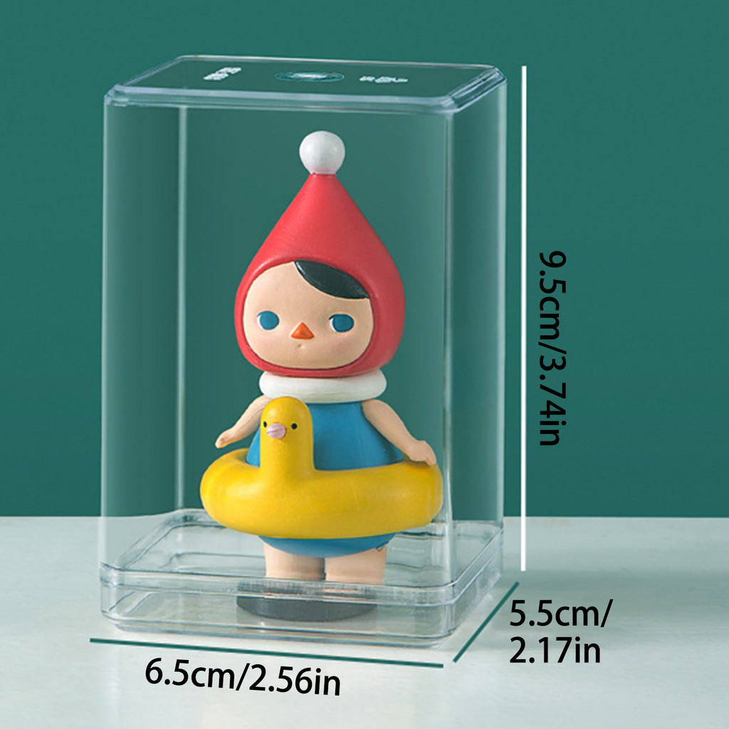 1 Set Of 9 Small Size Transparent Display Boxes Quite Cheap Easy To ...