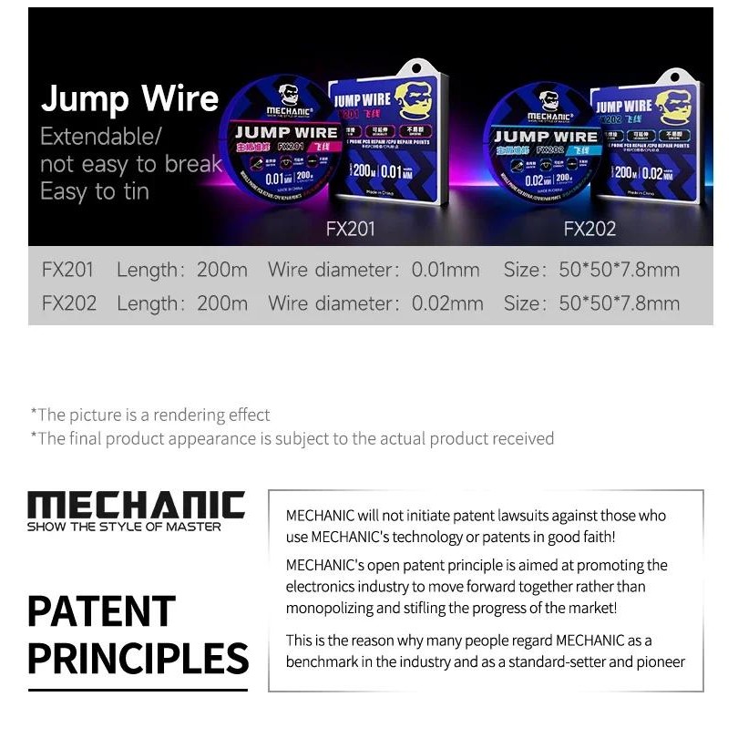Mechanic FX105 Ultra - fine Non - enameled Copper Wire High ...