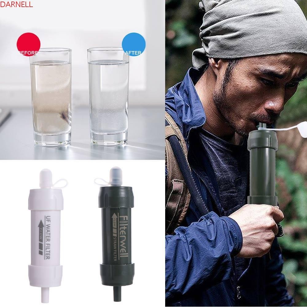 DARNELL Mini Water Filter Straw, Mini Purifier Purification Water ...