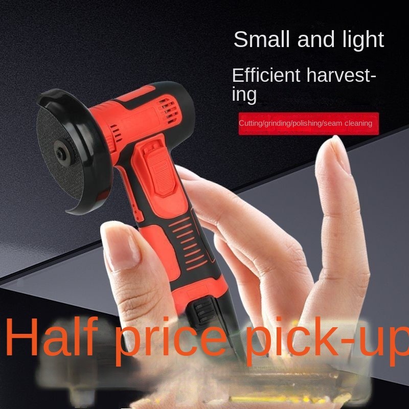 New Mini Angle Grinder Lithium Electric Polishing Machine Charging ...