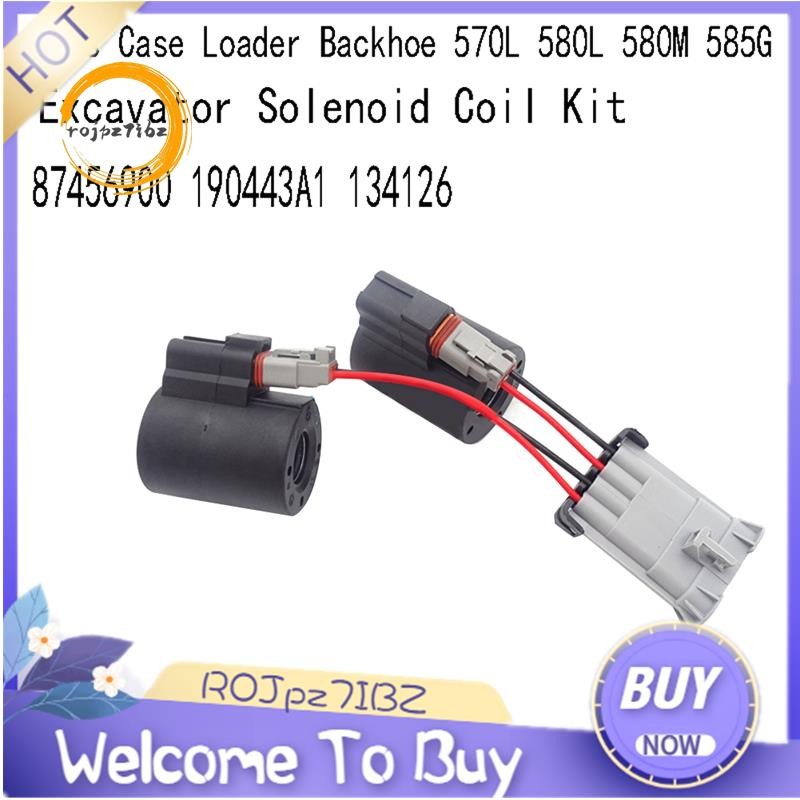 Excavator Solenoid Coil Kit Replacement Accessories Fits for Case ...