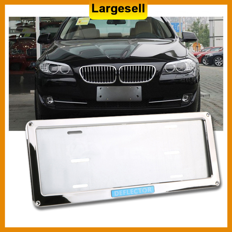 Stainless Steel Car Plate Number Frame With Acrylic Cover License Plate ...