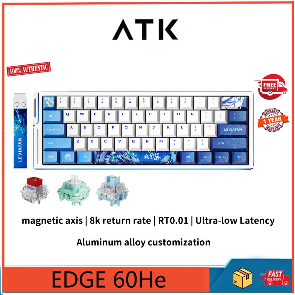 ATK Lev Edge 60He aluminum alloy magnetic axis mechanical keyboard, 8k ...