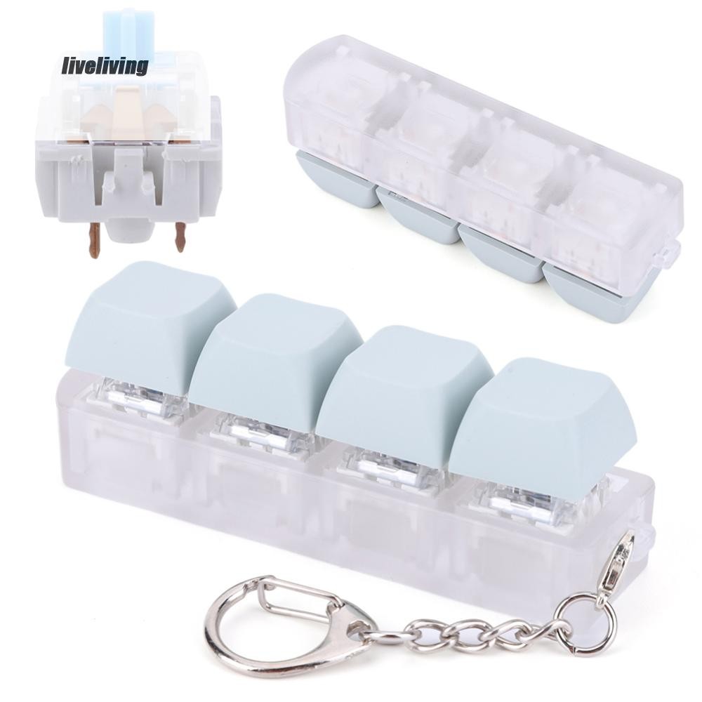 Keyboard Key Toy Button Keycap Fidget Keychain Decompression Toys for ...