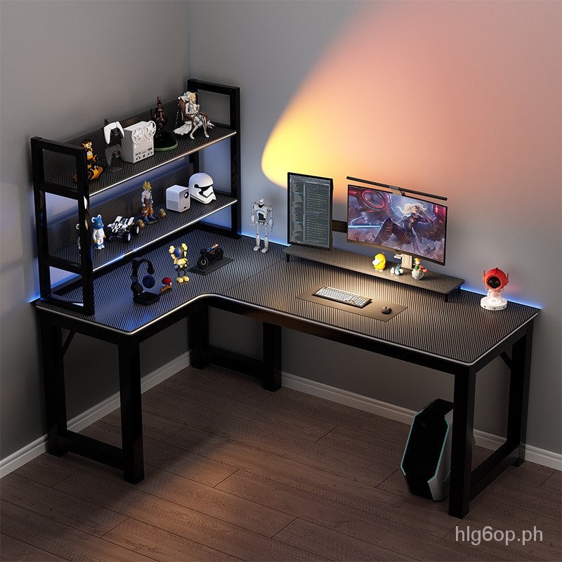 Corner Game Tables Desktop Home Bookshelf Desk Integrated Combination ...