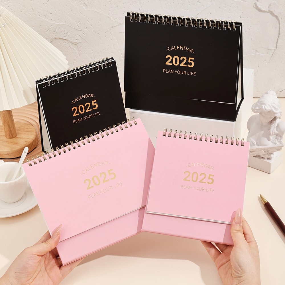 2025 Desktop Calendar Portable Schedule Table Planner Daily Weekly ...
