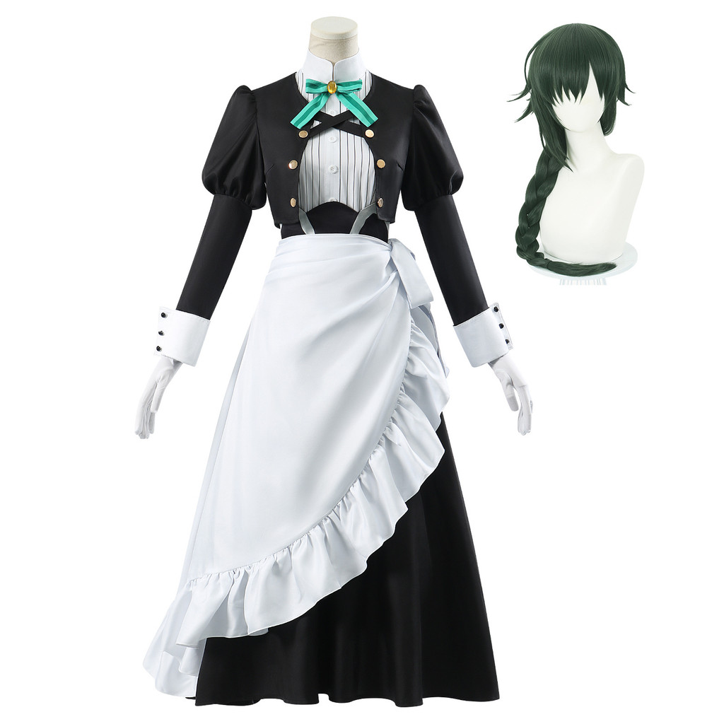 INS You Are Ms Servant maid outfit dress Yuki wig role play cosplay ...
