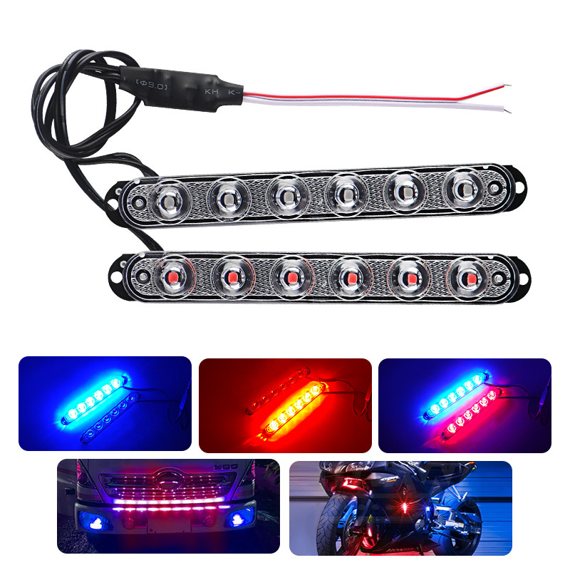 1 Set 12V / 24V LED Side Marker Lights Car Flashing Lights Warning Tail ...