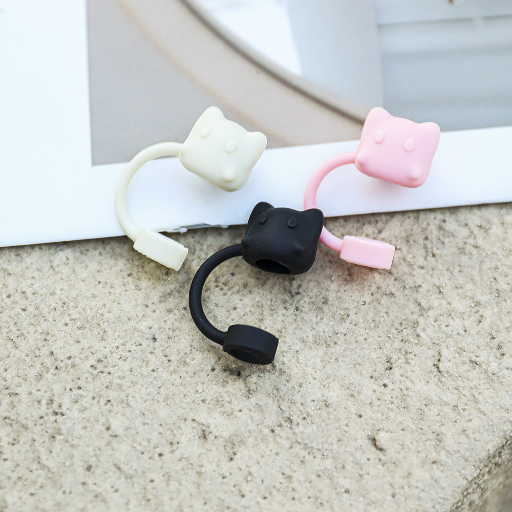 Food Grade Anti-dust Straw Plug 10mm Straw Accessories Straw Sleeve ...
