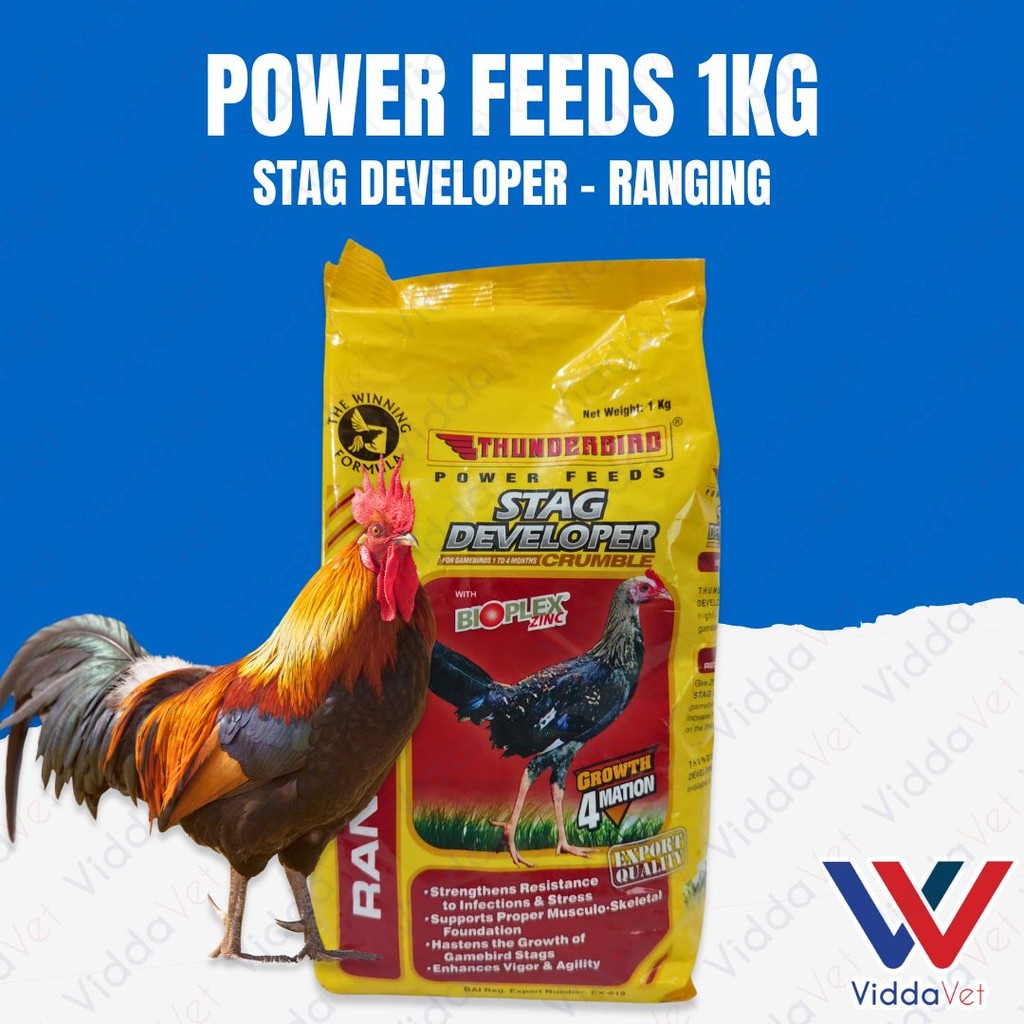 Premium Thunderbird Power Feeds 1kg – Stag Developer | Shopee Philippines