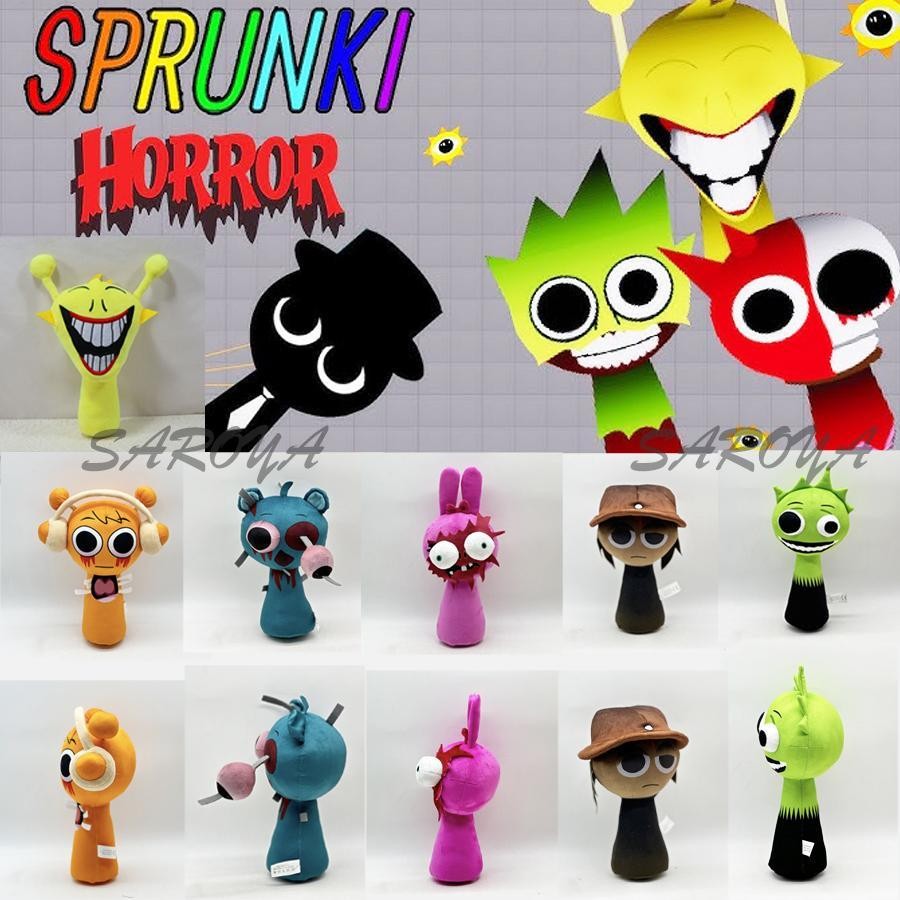 NEW Sprunki Variant Plush Toy Sprunki Incredibox Simon Plushie Cartoon ...