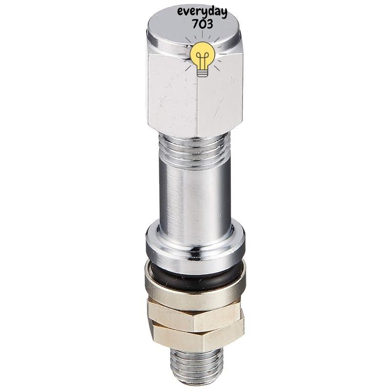 KYO-EI Wheel Inside Valve [Valve Diameter 10.8φ, Total Length 39mm ...