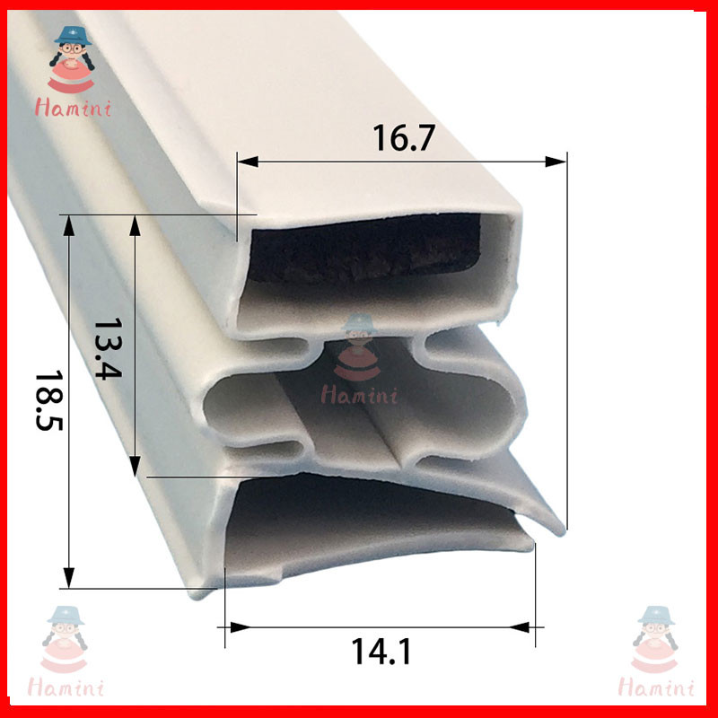 M058#2m+/- Heavy Duty Install By Screw 1 Door Refrigerator/Freezer Door Rubber Showcase+Rubber ...