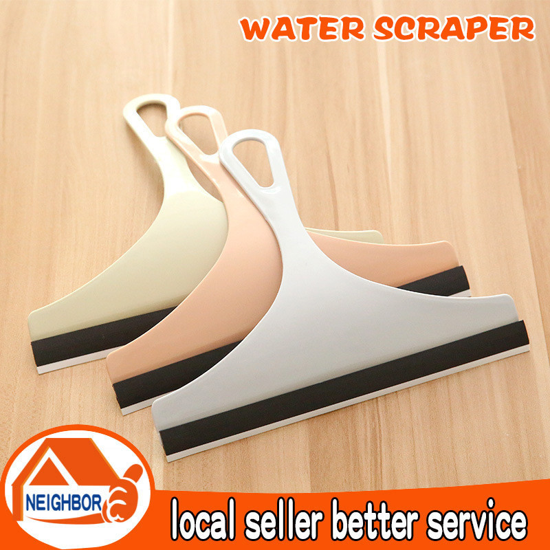 Glass Brush Cleaning Squeegee Wiper Window Glass Scraper Silicone Blade ...