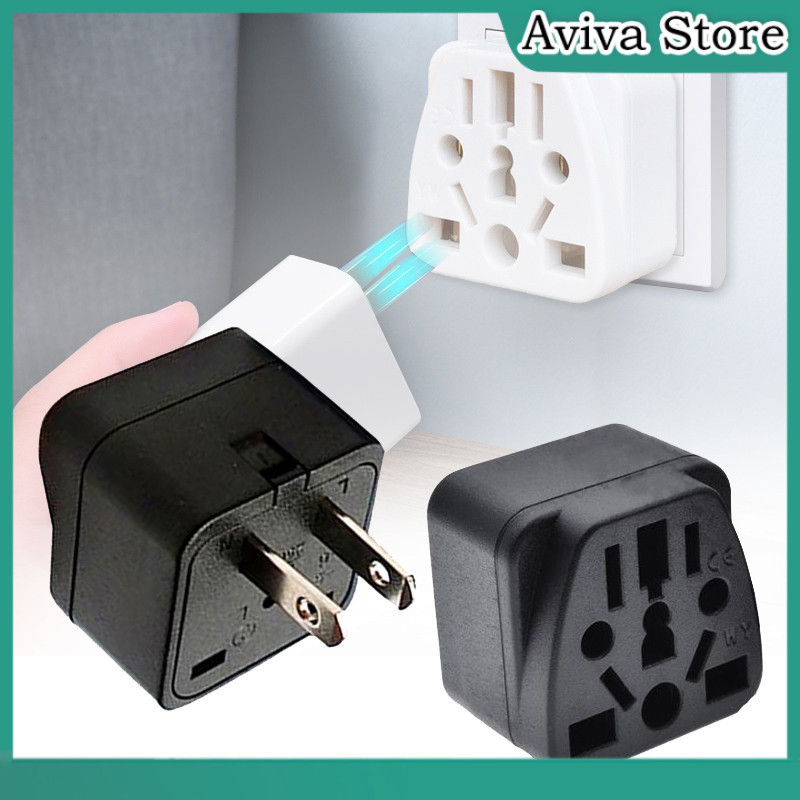 Universal Travel Adapter Plugs 2 Pin Power Converter I Plug US 10A/250V ...
