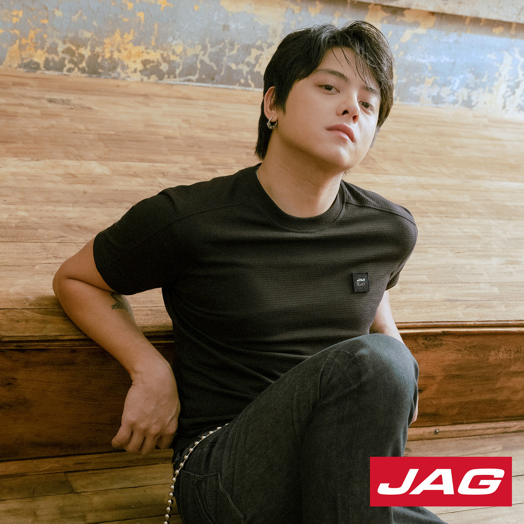 Jag BLK x Daniel Padilla Men's Round Neck -Tops 30KV | Shopee Philippines