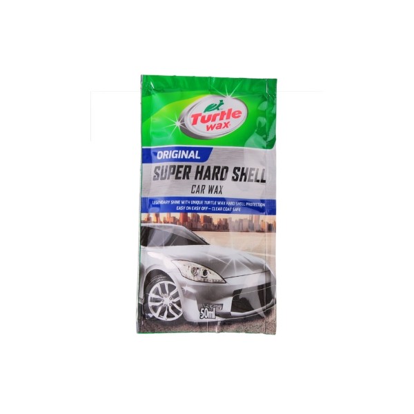TURTLE WAX 50ml Super Hard Shell Car Wax Sachet (T-123) | Shopee ...
