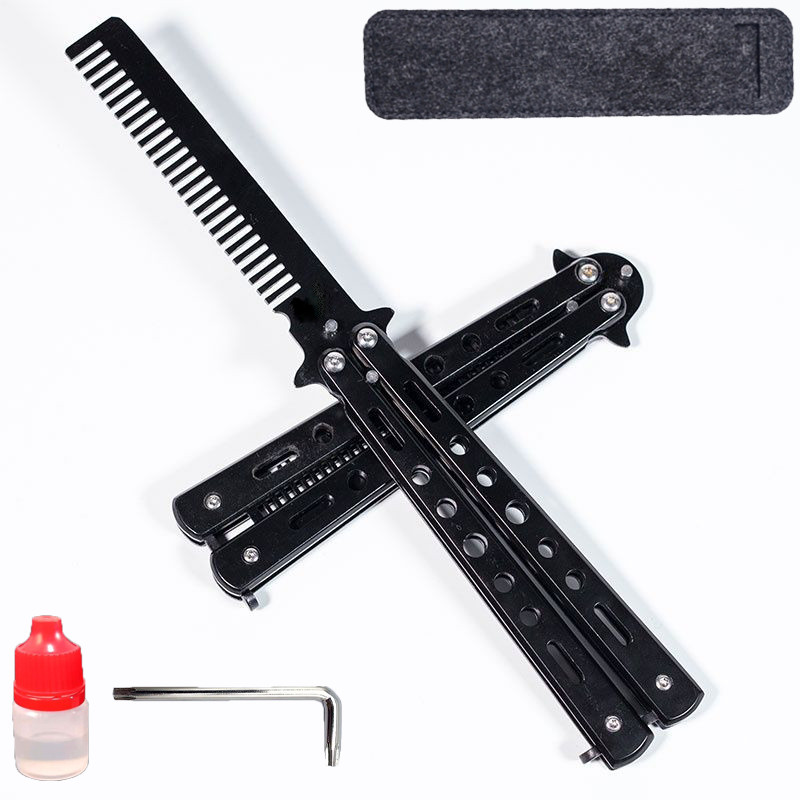 Butterfly Comb Wide Tooth Practice Beginner Butterfly Folding Comb ...