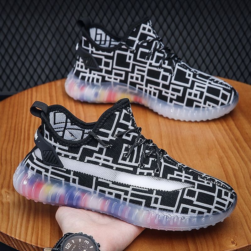 Coconut Shoes Men's Summer New Breathable Mesh Shoes Canvas Tide Shoes ...