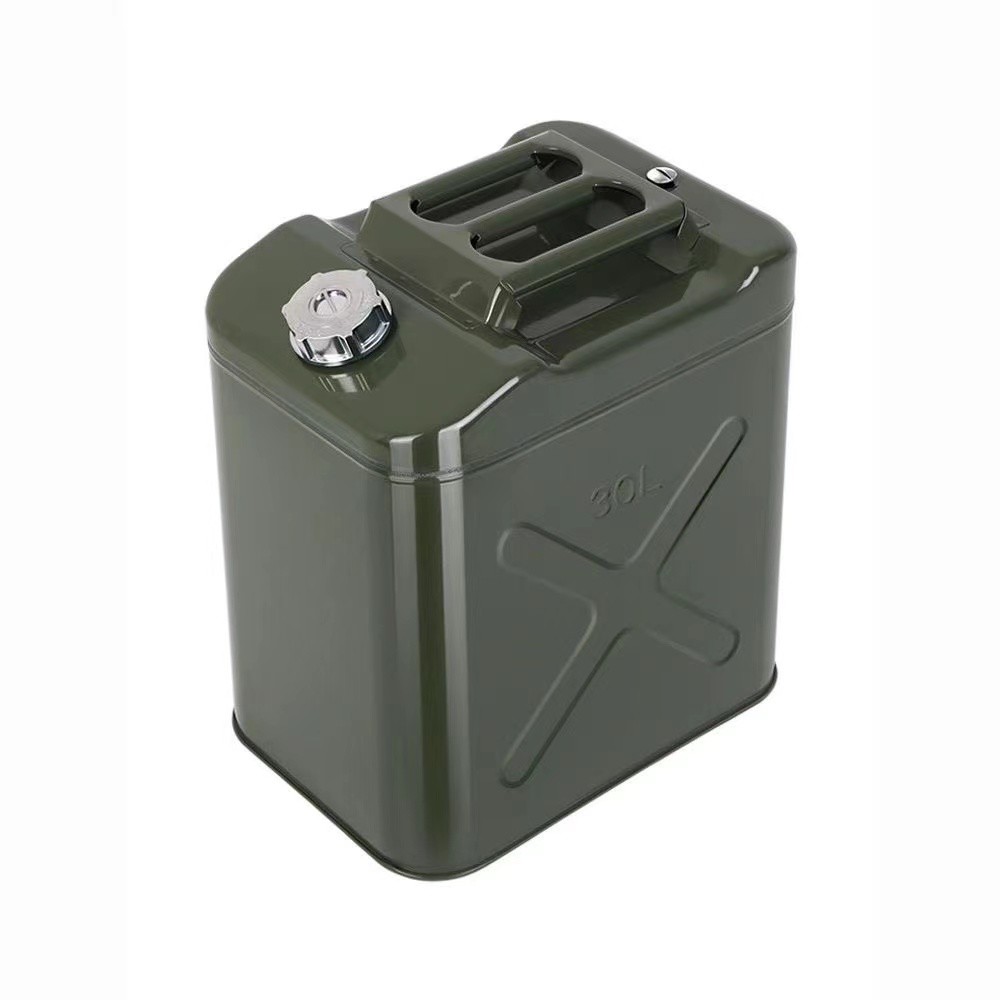 Industrial 10L/20L/30L Metal Car Motorcycle Petrol Gas Diesel Gasoline Fuel Can Jerry Can Tank ...